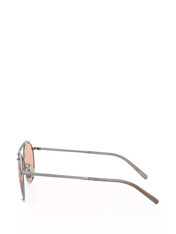 Brunello Cucinelli Carlito B. Round-frame Sunglasses