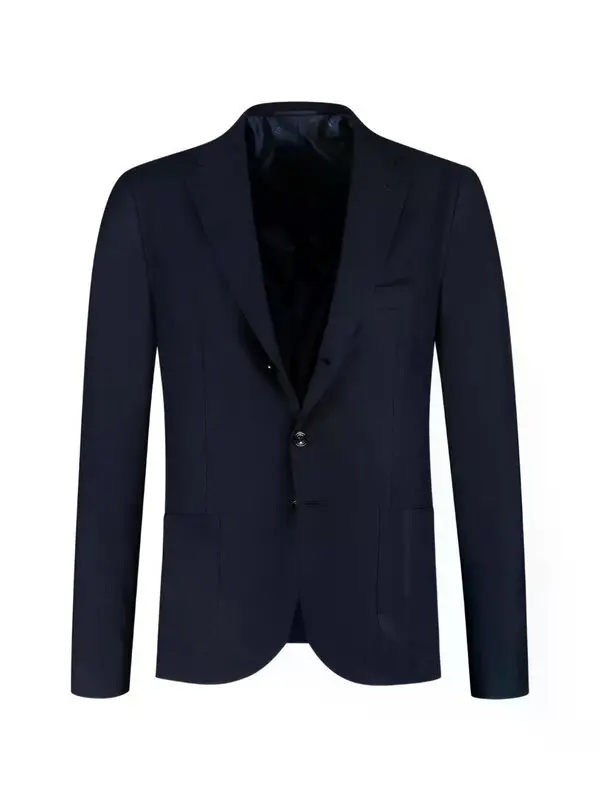Kiton Notched-lapel Single-breasted Blazer - Blue