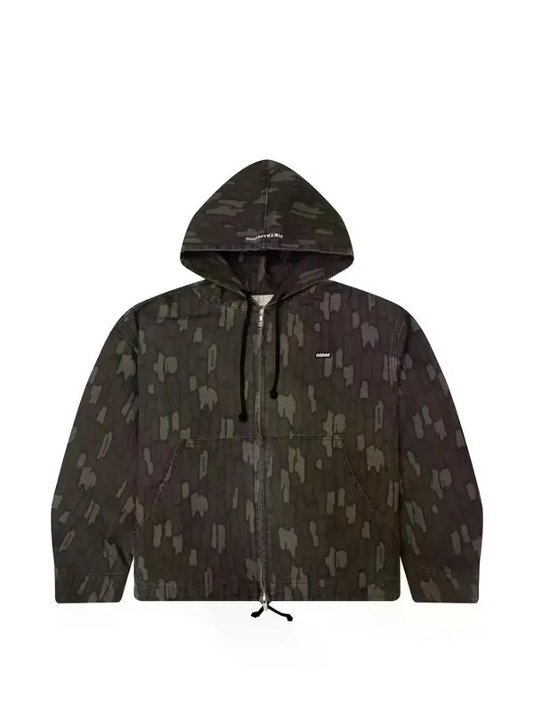 METALWOOD STUDIO Camo-print Zip-up Hoodie