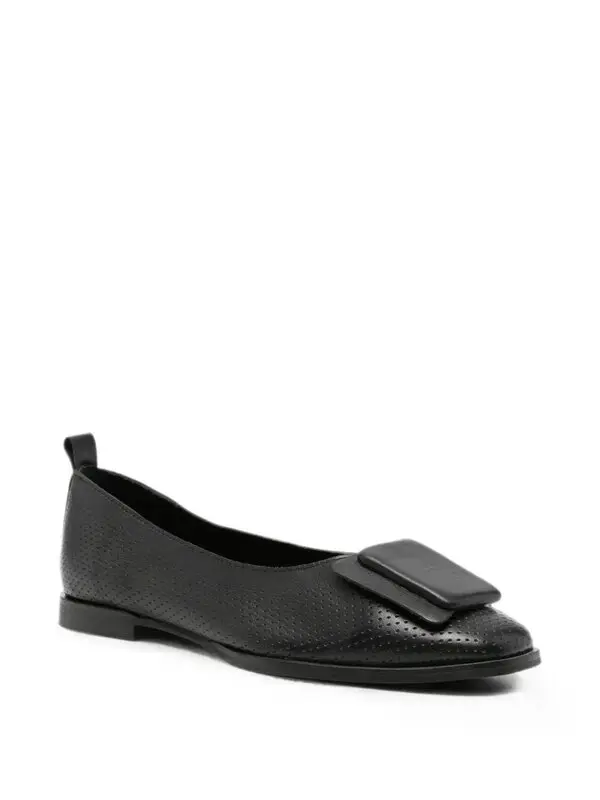 SERGIO MORETTI FIRENZE Perforated Ballet Flats