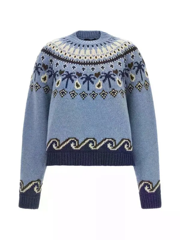 Alanui Jacquard-knit Sweater