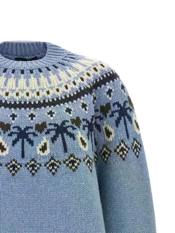 Alanui Jacquard-knit Sweater