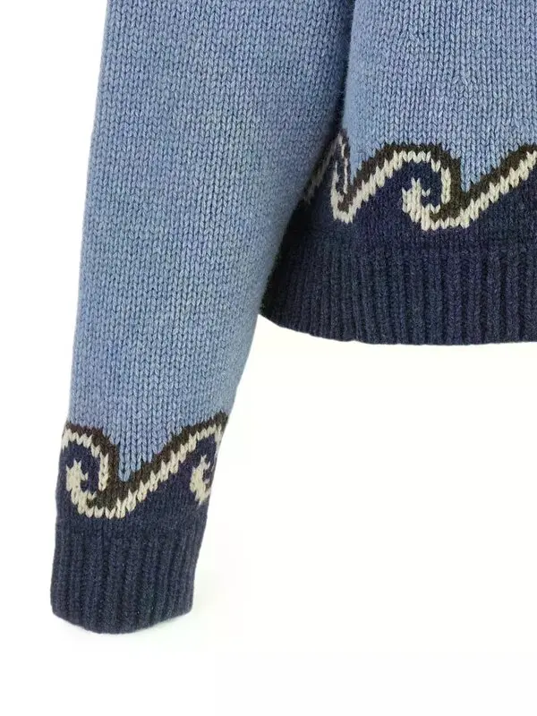 Alanui Jacquard-knit Sweater