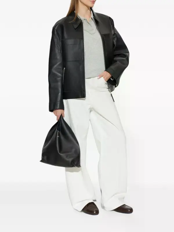 SAMSOE SAMSOE Sastevie Leather Jacket