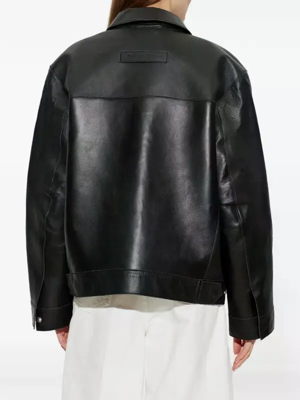 SAMSOE SAMSOE Sastevie Leather Jacket