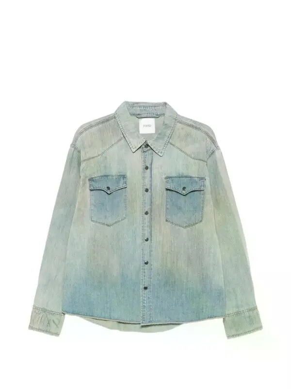 FOUND Buttoned Hooded Shirt