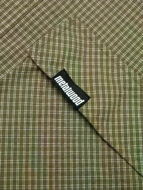 METALWOOD STUDIO Plaid Tactical Shirt