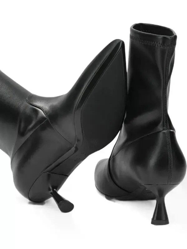SERGIO LEVANTESI Celine Pointed-toe Heeled Ankle Boots