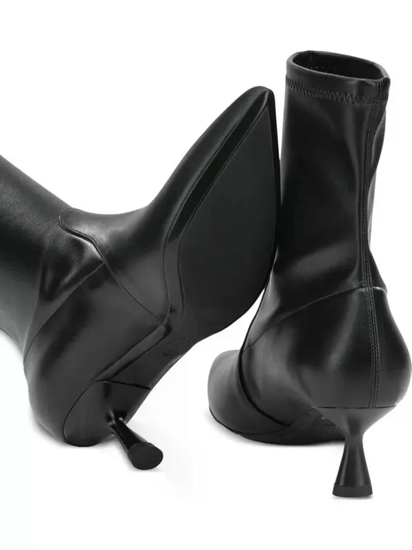 SERGIO LEVANTESI Celine Pointed-toe Heeled Ankle Boots