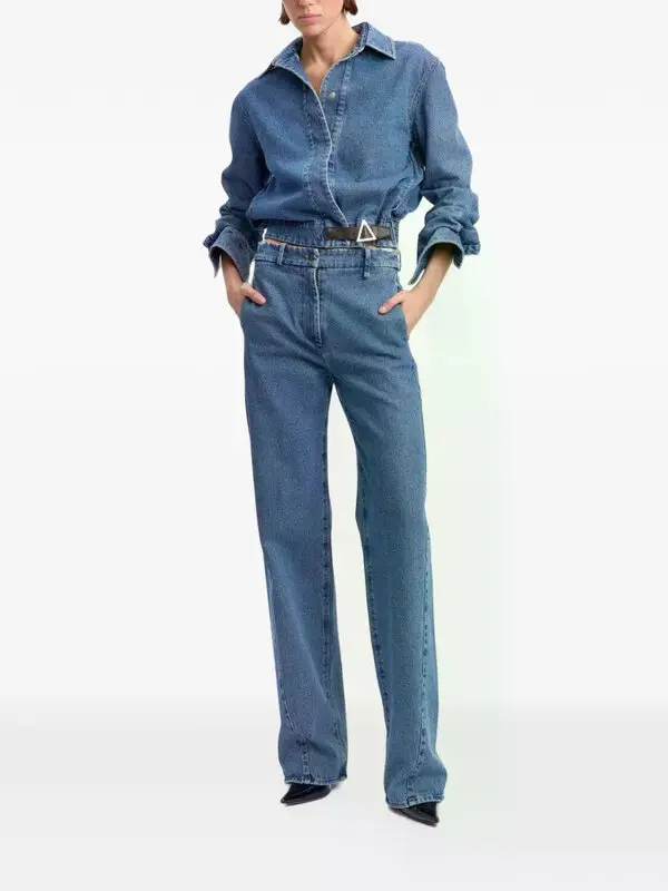 16Arlington Jolie Belted Denim Jacket