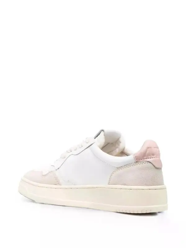 AUTRY Medalist Low Sneakers In Leather And Suede - White