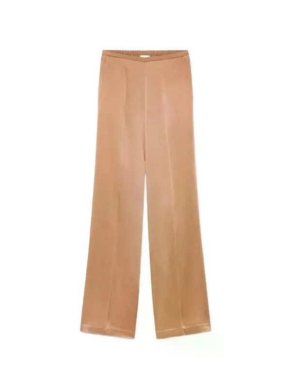 FORTE_FORTE Satin-finish Wide-leg Trousers