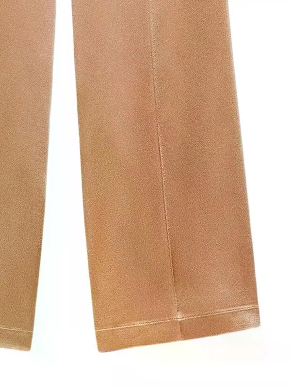 FORTE_FORTE Satin-finish Wide-leg Trousers