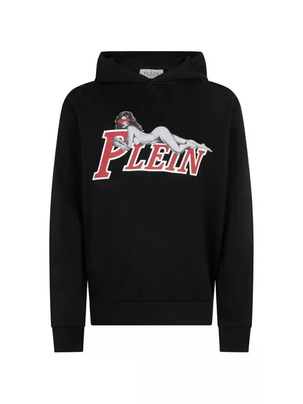 Philipp Plein Hoodie With Pin Up Logo