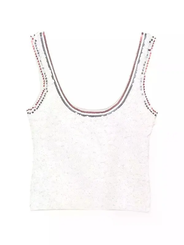Cynthia Rowley Match Point Vest - White