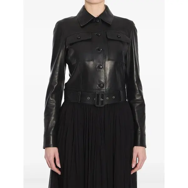 Saint Laurent Belted Cropped Jacket