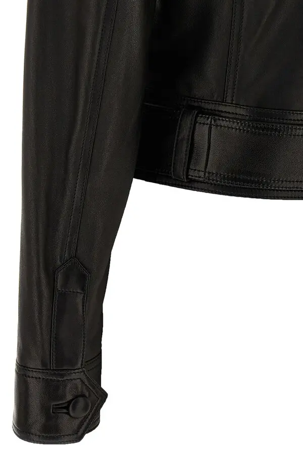 Saint Laurent Belted Cropped Jacket