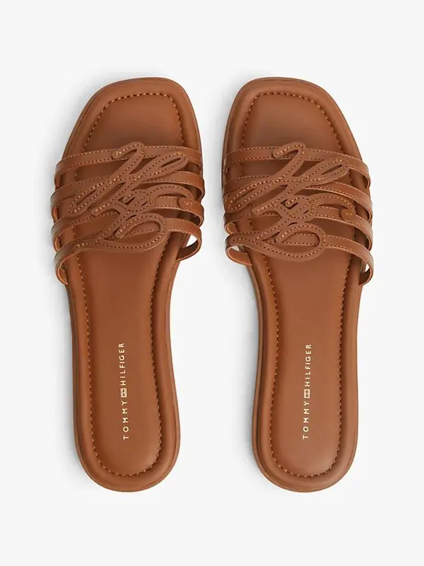 Tommy Hilfiger Logo-plaque Flat Sandals