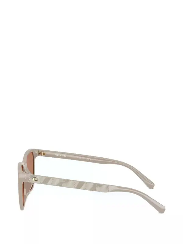 COACH Logo-plaque Square-frame Sunglasses