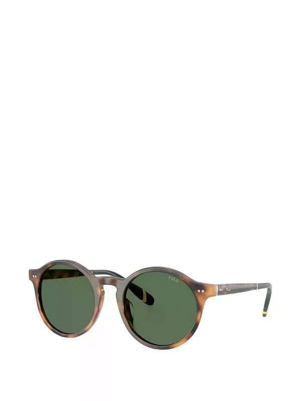 POLO RALPH LAUREN EYEWEAR Round-frame Tortoiseshell-effect Sunglasses