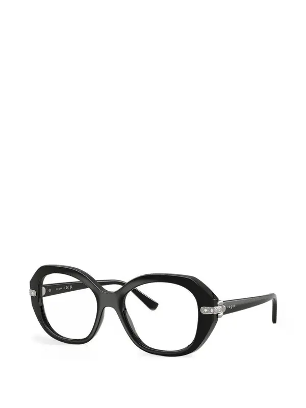 VOGUE EYEWEAR Oval Frame Eyeglasses