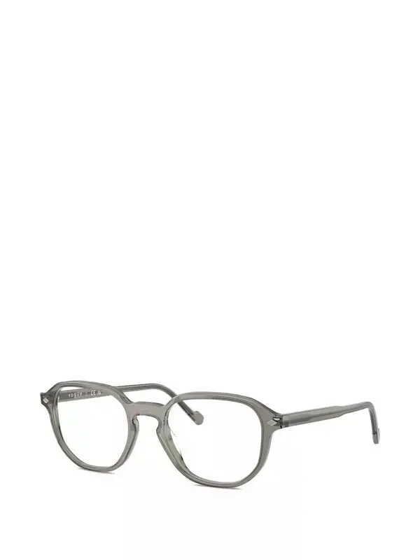 VOGUE EYEWEAR Transparent Round Glasses
