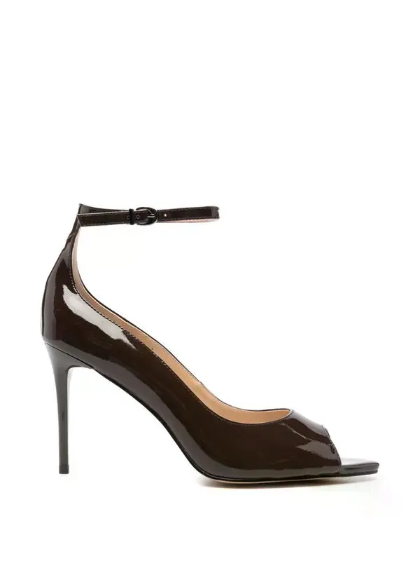 SERGIO MORETTI FIRENZE Peep-toe Ankle-strap Pumps