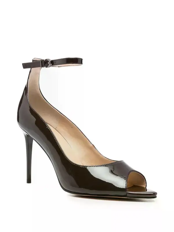 SERGIO MORETTI FIRENZE Peep-toe Ankle-strap Pumps