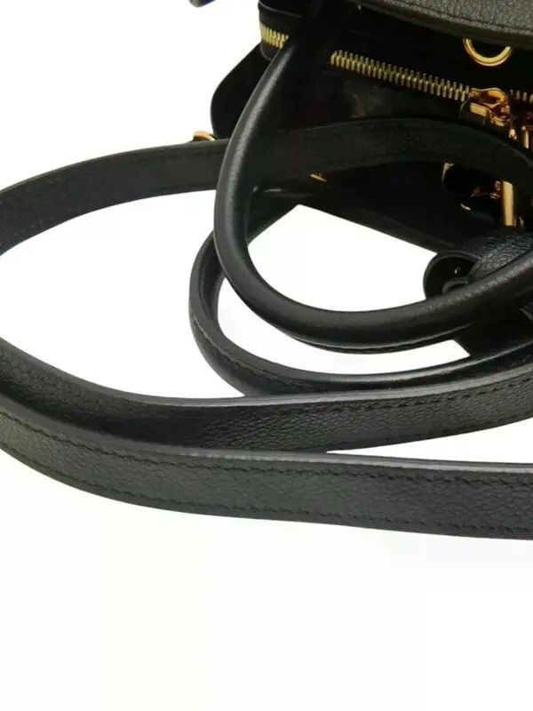 LOUIS VUITTON Bicolor Monogram Empreinte Giant Montaigne Bb Satchel