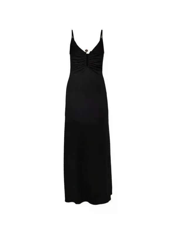 Christopher Esber Droplet Crystal Ruched Maxi Dress