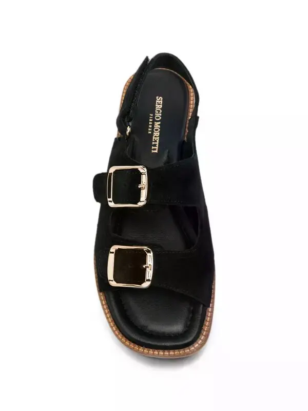 SERGIO MORETTI FIRENZE Buckle-fastening Slingback Sandals