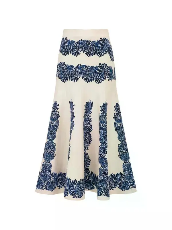 Ulla Johnson Alessia Jacquard-knit Midi Skirt
