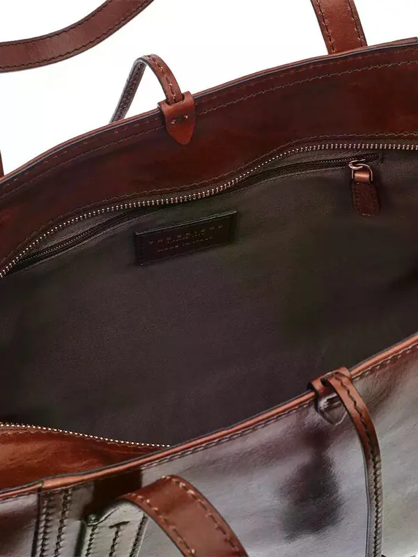 THE BRIDGE Florentin Tassel Detail Leather Tote Bag