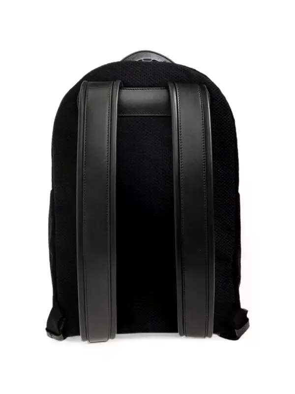 Giorgio Armani Logo Patch Mesh Backpack