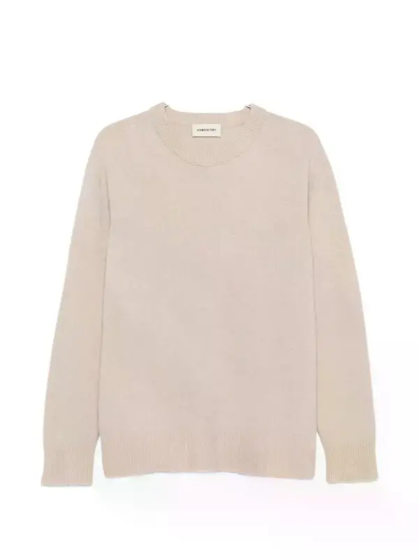 ATOMO FACTORY Crew Neck Long Sleeve Sweater