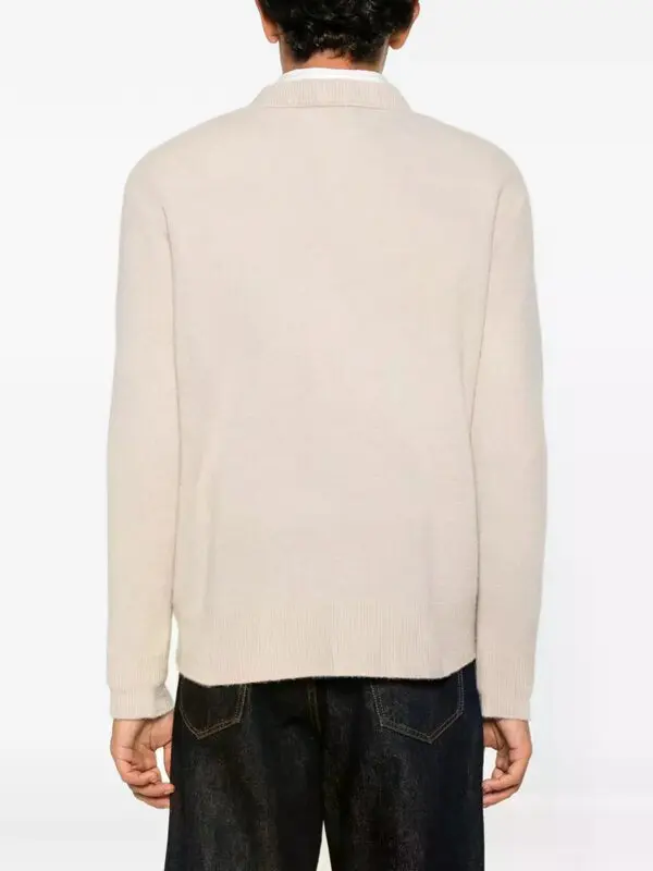ATOMO FACTORY Crew Neck Long Sleeve Sweater