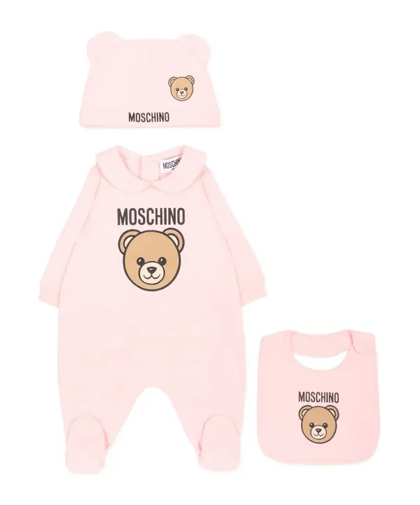 Moschino Teddy Bear Onesie Set