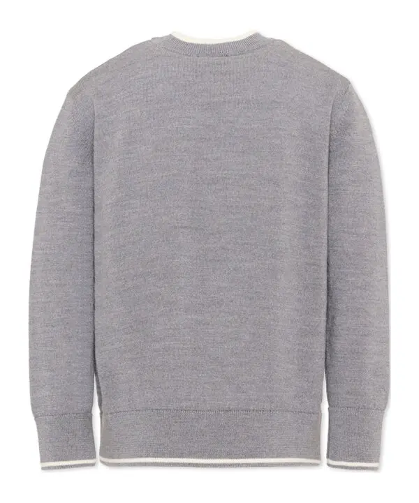 Paul & Shark Logo-embroidered Contrast-trim Sweater