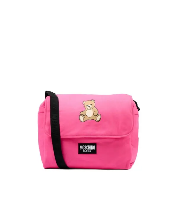 Moschino Teddy Bear Logo-patch Changing Bag