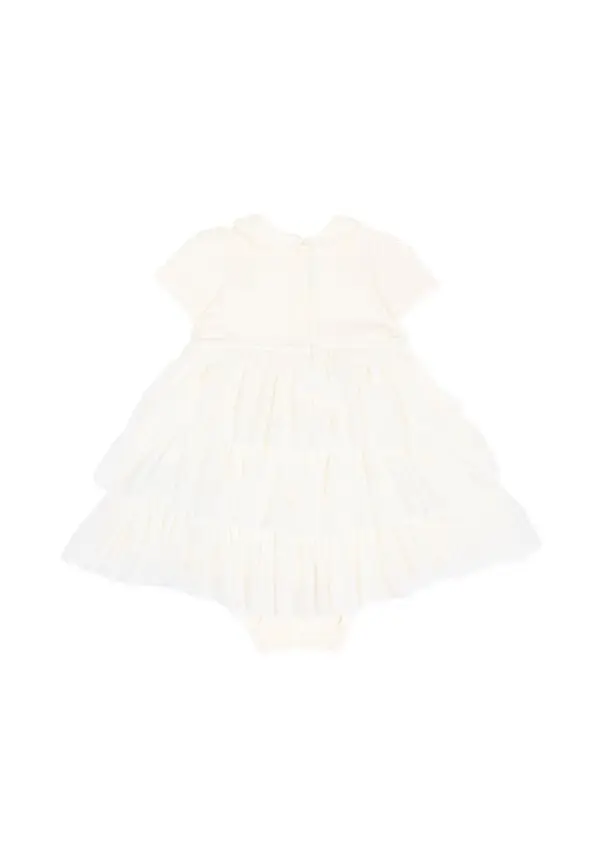 Balmain Logo-print Tiered Dress Set