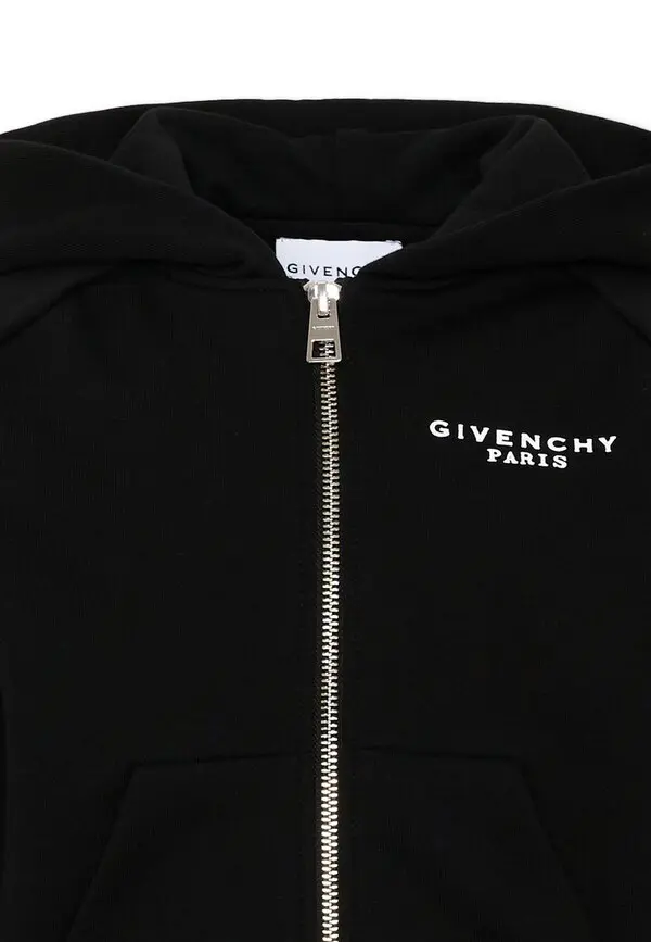 Givenchy Logo-print Zip-up Hoodie