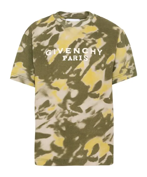 Givenchy Tie-dye Logo-print T-shirt