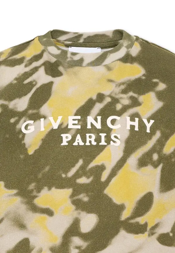 Givenchy Tie-dye Logo-print T-shirt