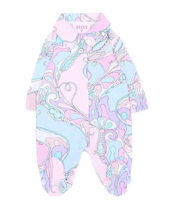 Emilio Pucci Two-piece Set: All-over Print Bodysuit And Sleep Bag