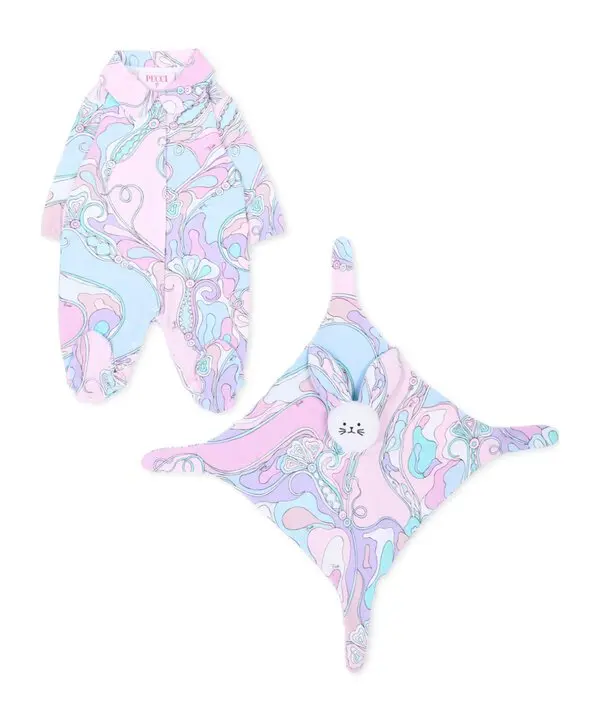 Emilio Pucci Two-piece Set: All-over Print Bodysuit And Sleep Bag