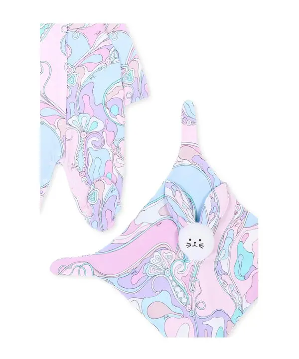 Emilio Pucci Two-piece Set: All-over Print Bodysuit And Sleep Bag