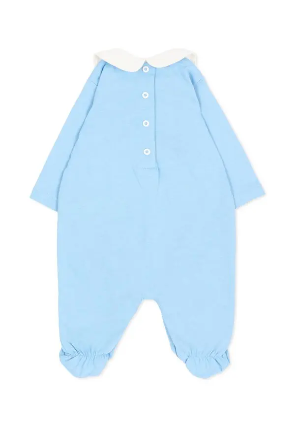 Balmain Logo-print Bib Bodysuit And Beanie Set