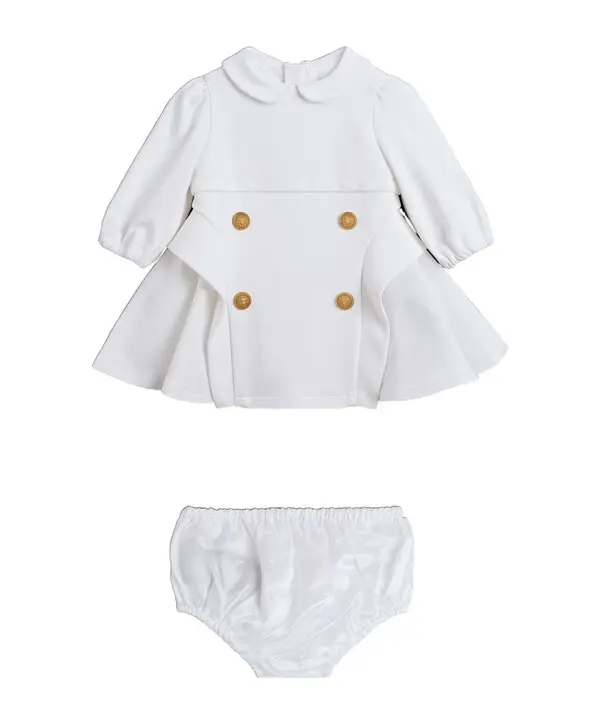 Balmain Dress And Bloomers Set