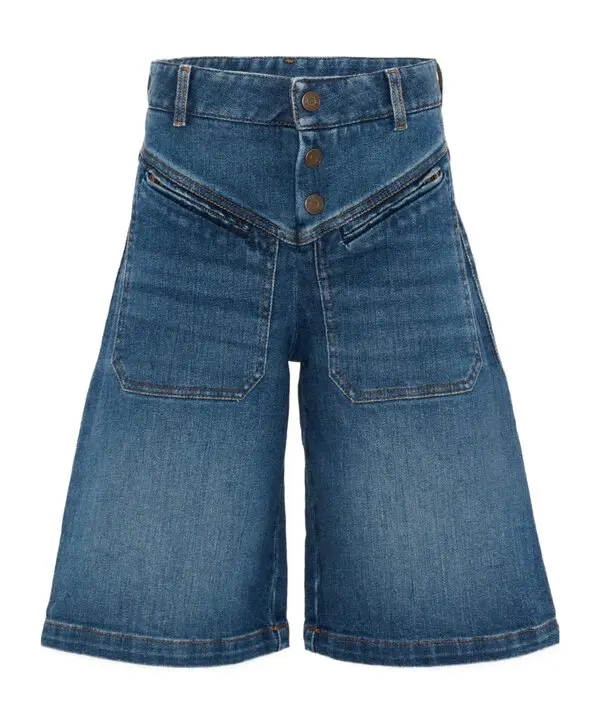 Chloé High-waisted Bermuda Shorts