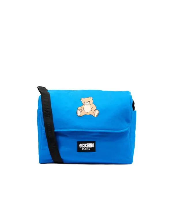 Moschino Teddy Bear Pattern Bag - Blue